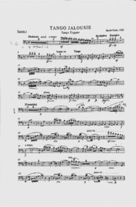 Tango Jalousie_Fagott1 | SSO Marburg